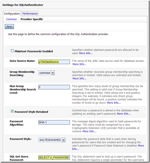 Laird OnDemand: WebLogic Security: Configuring the Database Authentication Providers (SQL ...